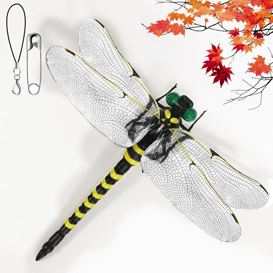 Insect Repellent Dragonfly with Realistic Safety Pin and Strap PVC ...