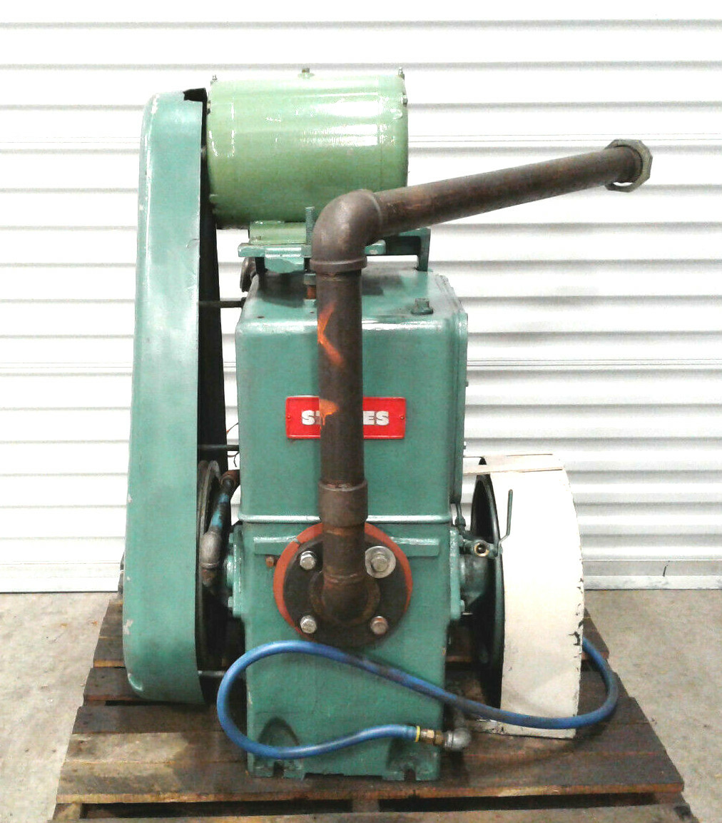 Stokes 212H-10 Microvac Pump 5 HP Lot: C-86380-3 w/ Baldor M3311T 3PH ...