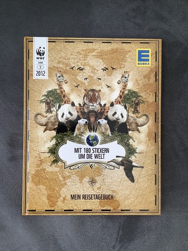 komplettes WWF Album mit 180 Stickern um die Welt Mein Reisetagebuch ...