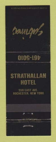 Matchbook Cover - Sabrina's Strathallan Hotel Rochester NY | eBay