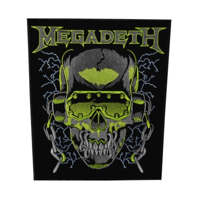 Megadeth Sew On Back Patch Skull American Thrash Heavy Speed Metal Band ...