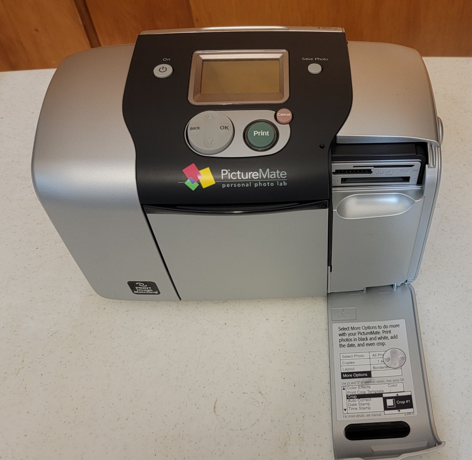 Epson PictureMate Personal Photo Lab Printer + 100 Piece Print Pack ...