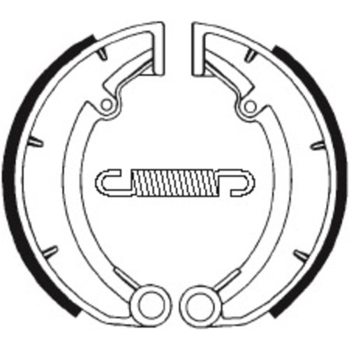 Street Organische Bremsbacken - TECNIUM BA171 organic brake shoes | eBay.de