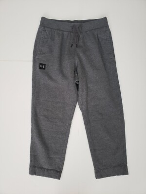 Under Armour Men's Gray Sweatpants Fleece Joggers Sz Large Cotton Blend ...