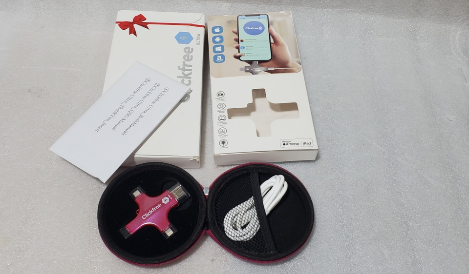 Clickfree Ultra 256GB Universal Photo & Video Backup System - Android ...