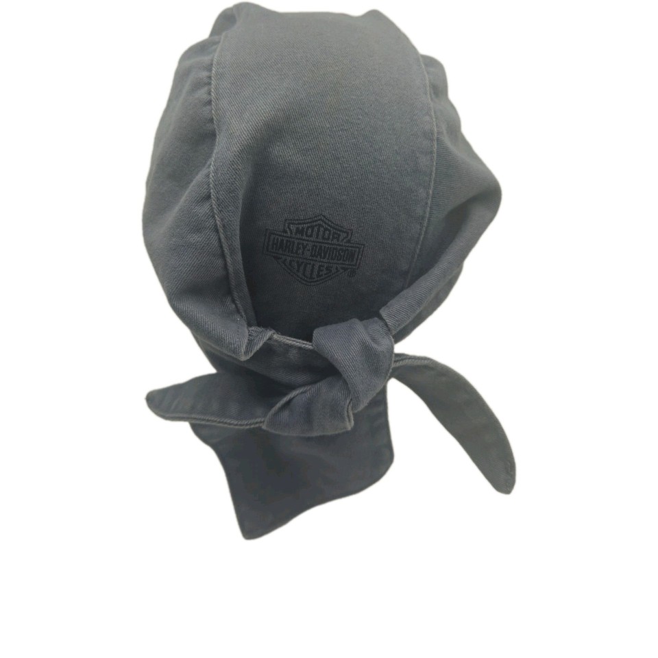 HARLEY-DAVIDSON Motorcycle Logo Skull Cap Doo Rag Faded St. Peters MO ...