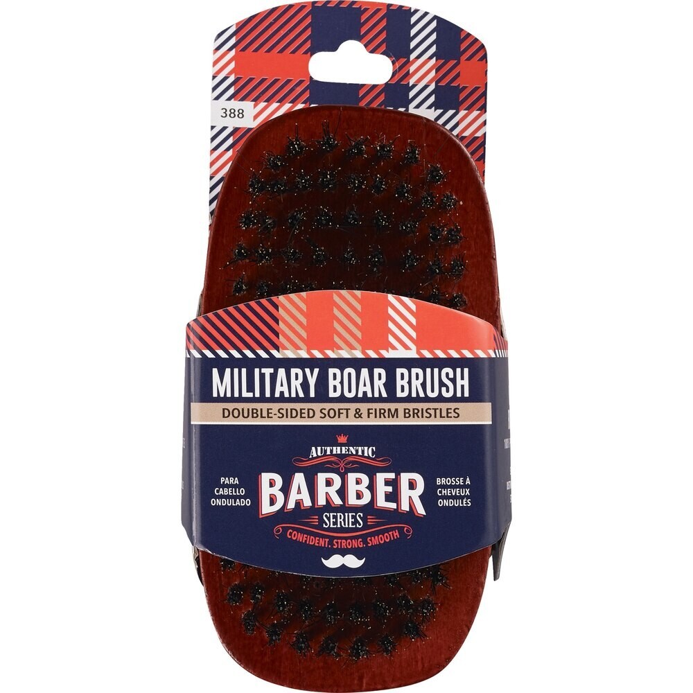 Military+Boar+Brush+Double+Sided+Soft+%26+Firm+Authentic+Barber+Series ...