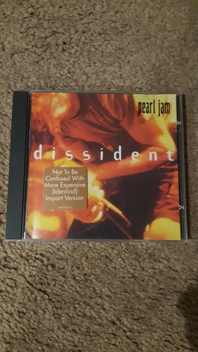 Pearl Jam CD Dissident Ep + 6 Live Tracks from Atlanta April 3rd 1994 ...