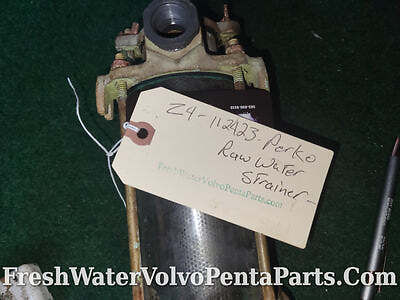 Perko marine Water strainer 493 Sea water Strainer with basket bronze ...