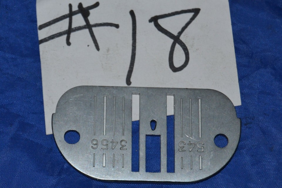 SEWING MACHINE NEEDLE PLATES ORIGINAL AND NEW OLD STOCK PARTS PICK YOUR ...