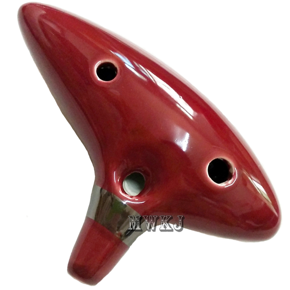 12 Hole Legend of Zelda Ocarina of Time Alto C Flute Ceramic Instrument ...