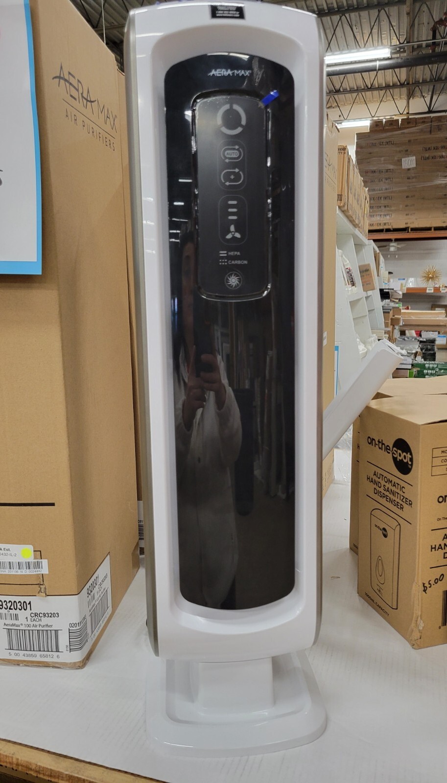 Fellowes AeraMax 100 (9320301) HEPA Air Purifier - White for sale ...