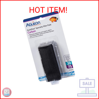 Aqueon Replacement Specialty Filter Pads Carbon 20/75 | eBay
