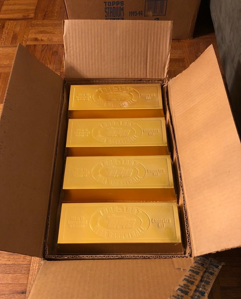 1996-97 Topps Basketball GOLD BAR Factory Set - (My LAST Set, PLUS the ...