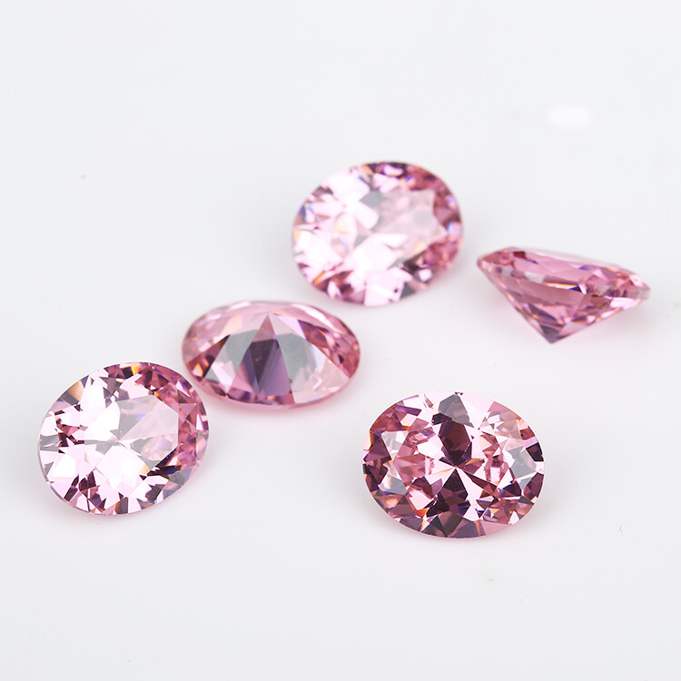 50pcs 3x5~13x18mm White ,Yellow 10 colors Oval cz stone cubic zirconia ...