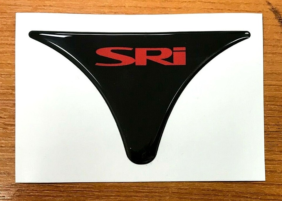 Red Corsa SRi Dash Sticker/Decal - High Gloss Domed Gel Finish | eBay UK