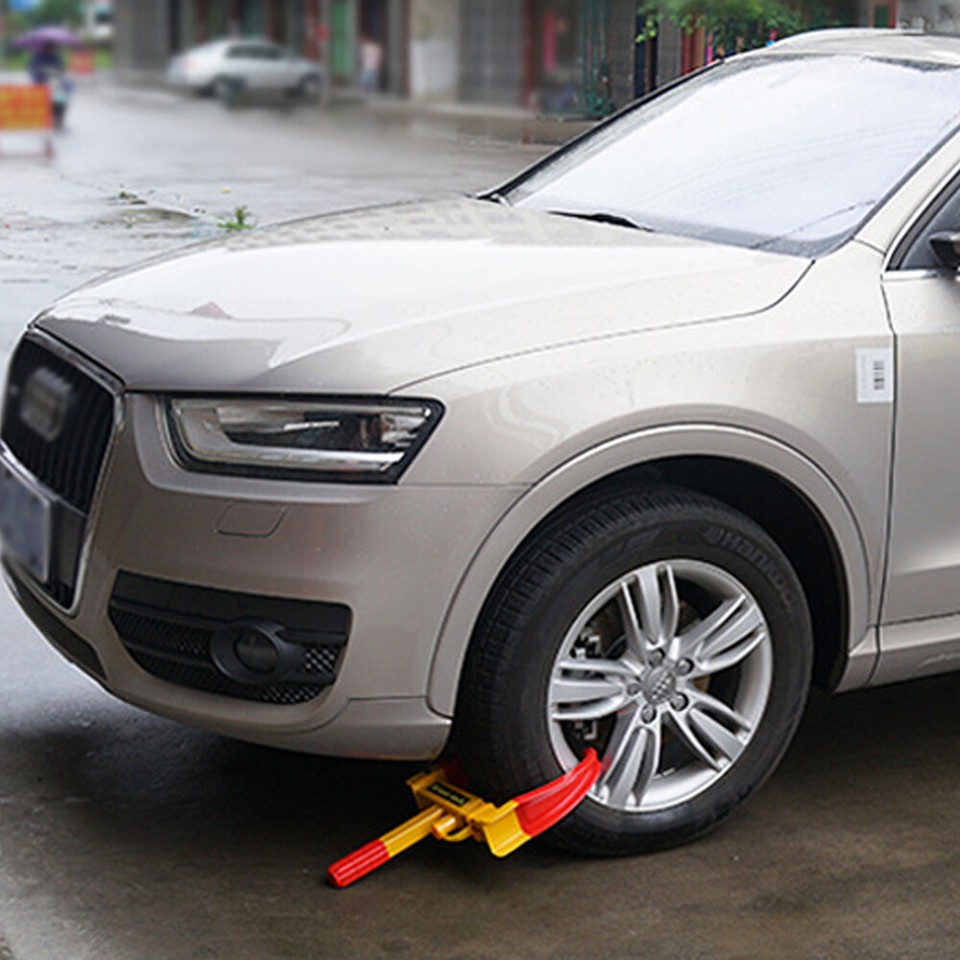 4 x Anti-Theft Wheel Lock Clamp Boot Tire Claw Trailer For Car Truck ...