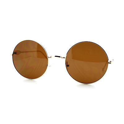 Round Circle Thin Metal Frame Sunglasses Classy Designer Detail | eBay