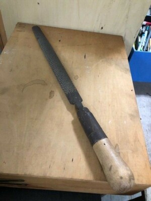 VINTAGE HEAVY DUTY 12inch, Rasp Cut (round side) file ...