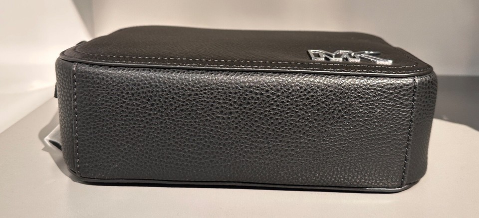 Michael Kors Cooper Luggage Pebbled Leather EW Map Crossbody Messenger ...