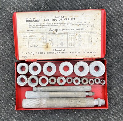 Vintage Snap On A157A Complete Bushing Driver Set | eBay