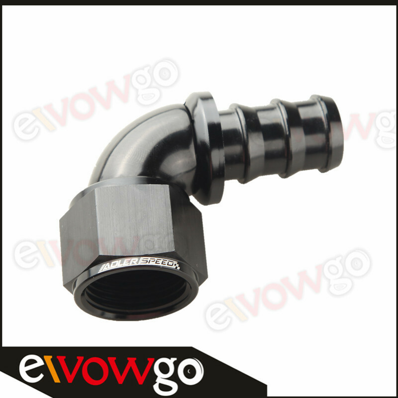 12AN -12AN 90 Degree Push-Lock One Pieces Hose End Fitting | eBay UK