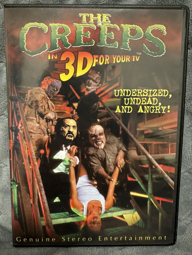 THE CREEPS In 3D for your TV - Field-Sequential 3D Format USED DVD ...