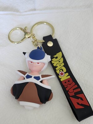 Dragonball Z Frieza Silicone Rubber Pendant Strap Keychain Key Ring ...