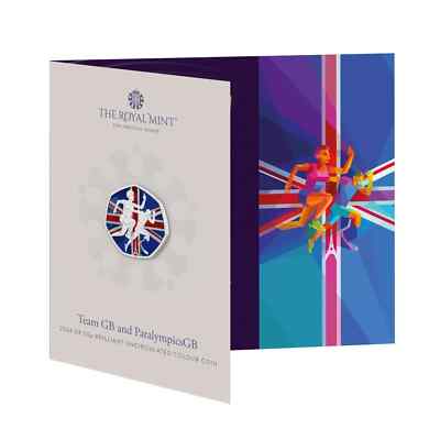 Royal Mint 2024 Olympic Team GB and Paralympics GB Colour 50p Coin BU ...