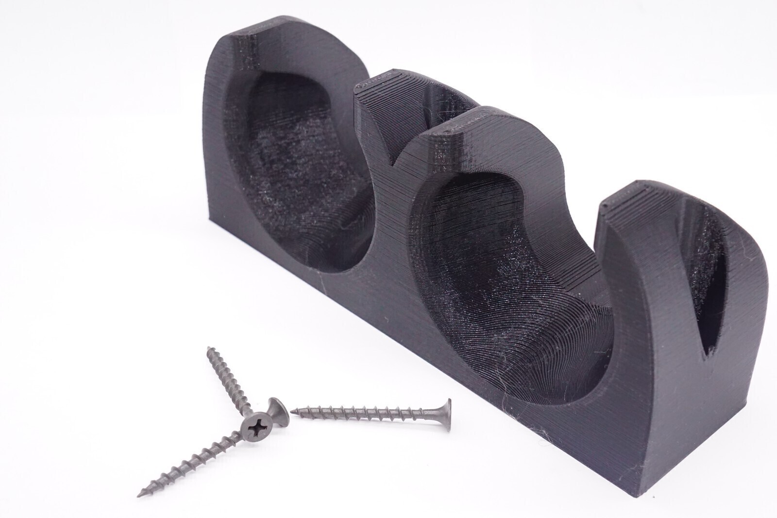 Wall Mounted Holder for Two MagLite D Cell Flashlights *BLACK* | eBay