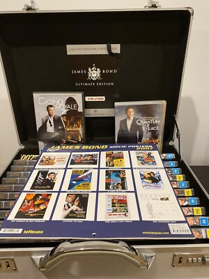 James Bond 007 Ultimate Edition DVD Collection 3785/6000 Metal ...
