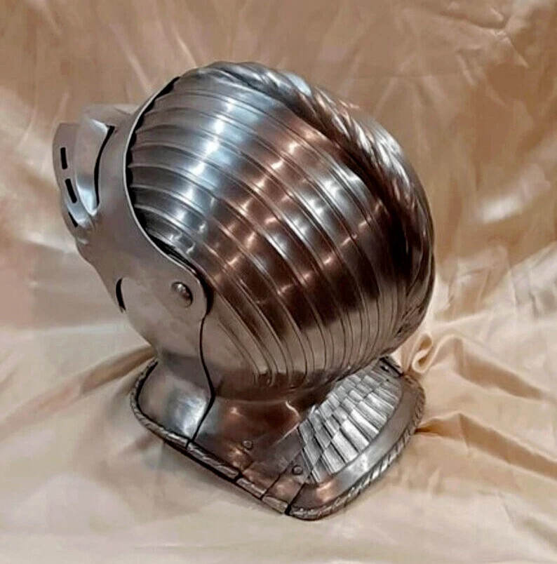 Medieval Close Helmet Armor Helmet knight Larp Sca Helmet | eBay
