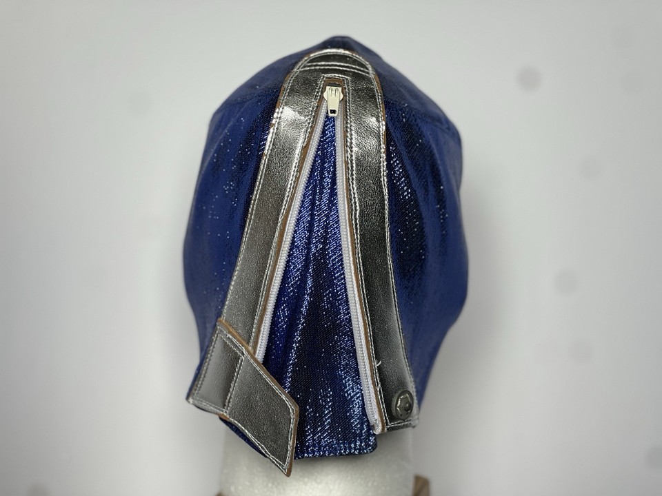 Pro Blue Demon Mask In Lame Japones Wrestling Mask Luchador Mexican ...