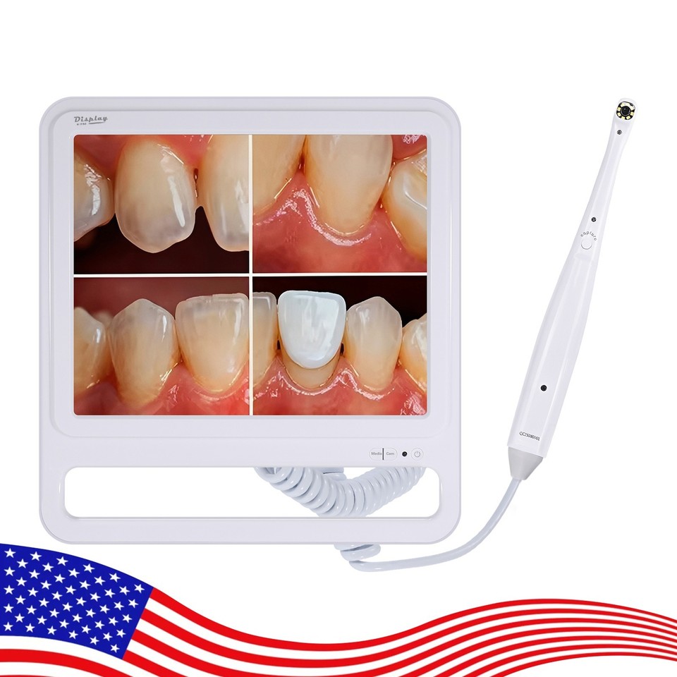 17 Inch LCD Screen Digital AIO Monitor WIFI Dental Intra Oral Camera ...