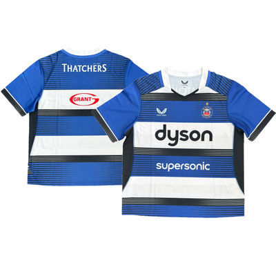 Bath Rugby Blue Jersey Men's Castore 23/24 Home Top - New | eBay UK