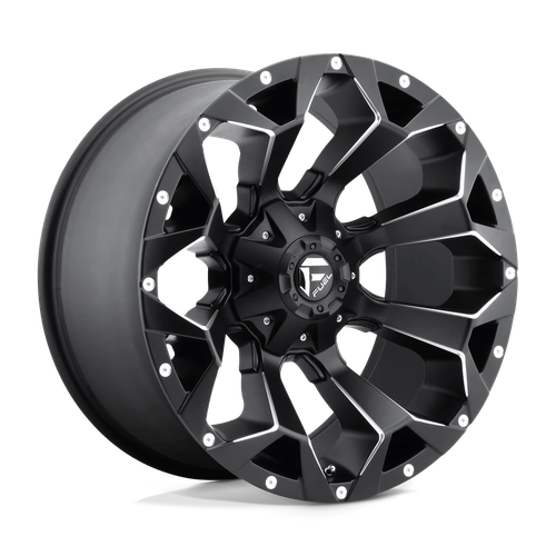 Fuel Assault D546 20x12 -43 Black Milled Wheel 5x139.7 5x150 (QTY 4) | eBay