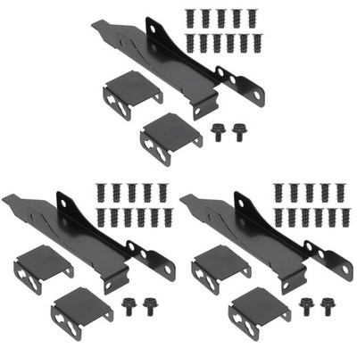 3 Sets Gpu Support Bracket Dual Fan Mount Computer Radiator Holder ...
