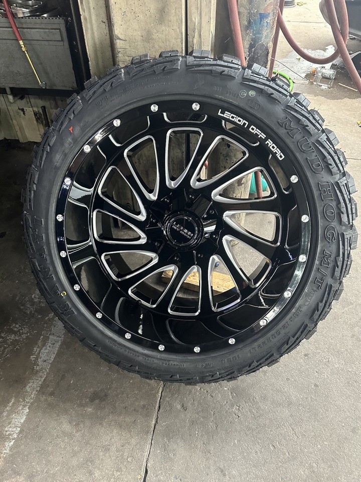 4 New 22x12 LEGION OFF ROAD L1 RIMS TIRE WHEELS 6 LUG 6X135 &6X139.7 ...