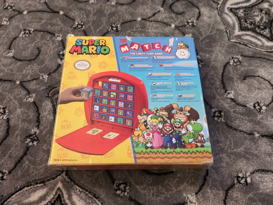 Super Mario Top Trumps Match “The Crazy Cube Game” Nintendo - Complete ...
