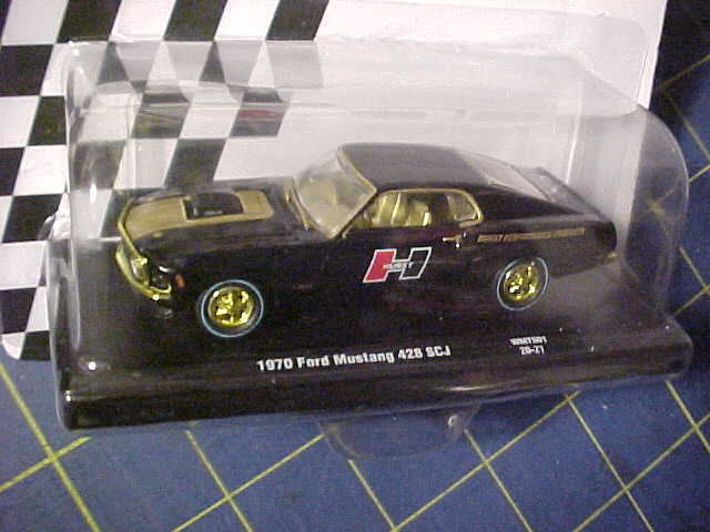 M2 1/64 1970 FORD MUSTANG 428 SCJ GOLD CHASE! HURST SERIES! NISP 1 OF ...