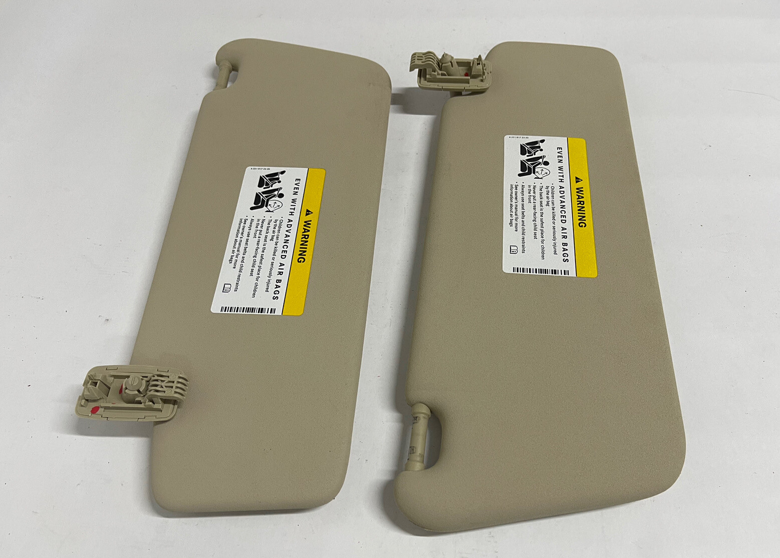 W204 Mercedes 2014 C300 Front Right & Left Sunvisor Sun Block Visor Set ...