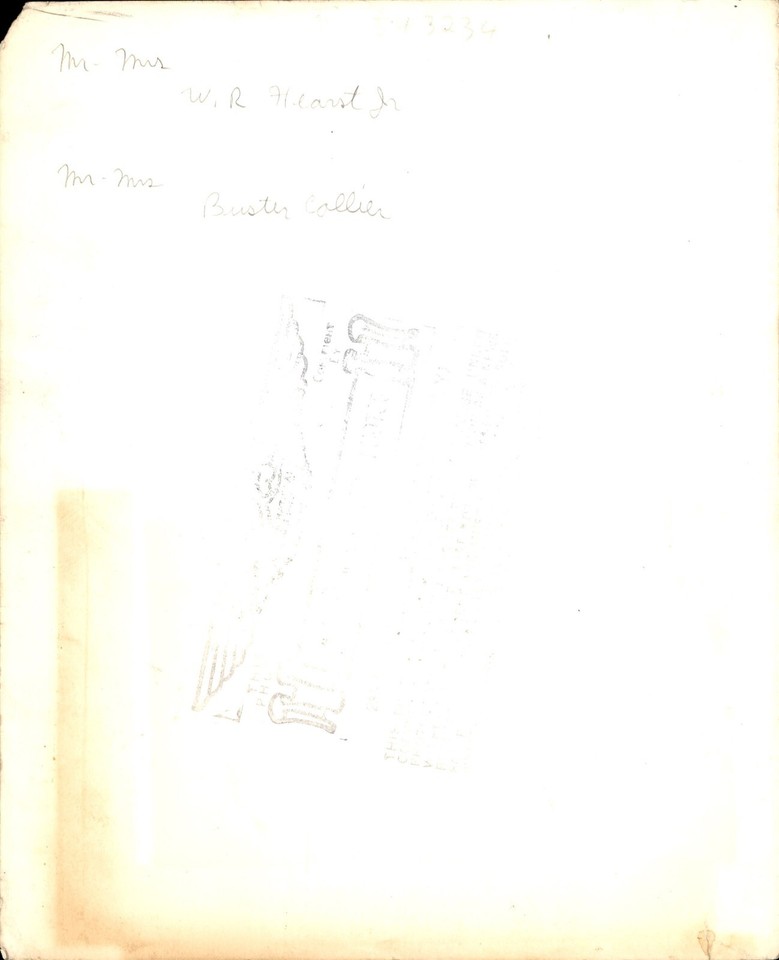 GA164 Original Photo WILLIAM RANDOLPH HEARST JR Buster Collier Costumes ...