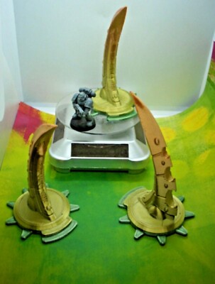 TECH Terrain - SET of (3) ~ 110mm tall Eldar Webway Webgate with Custom ...