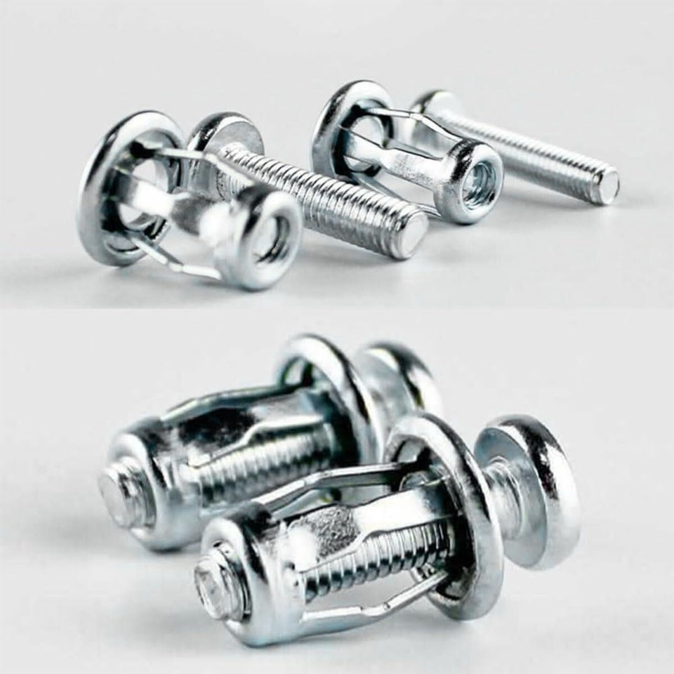 20PCS Hollow Metal Cavity Fixing Hollow Wall Anchors for Drywall Hollow ...