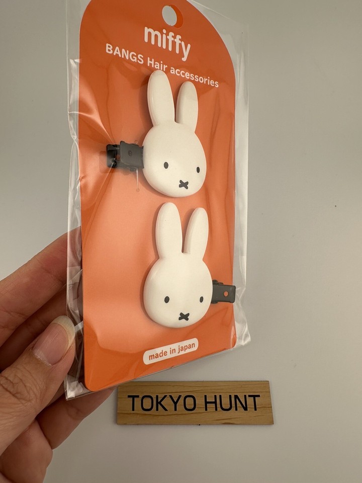 Miffy Bangs Clip Rabbit Mascot Ears Hair Bang 2pc Accessory Shobido ...