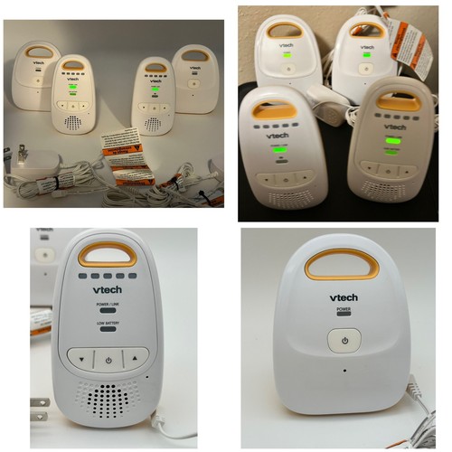 2 Sets VTech Baby Monitor Baby Unit DM111 & DM111-2 Base & Parent Units ...