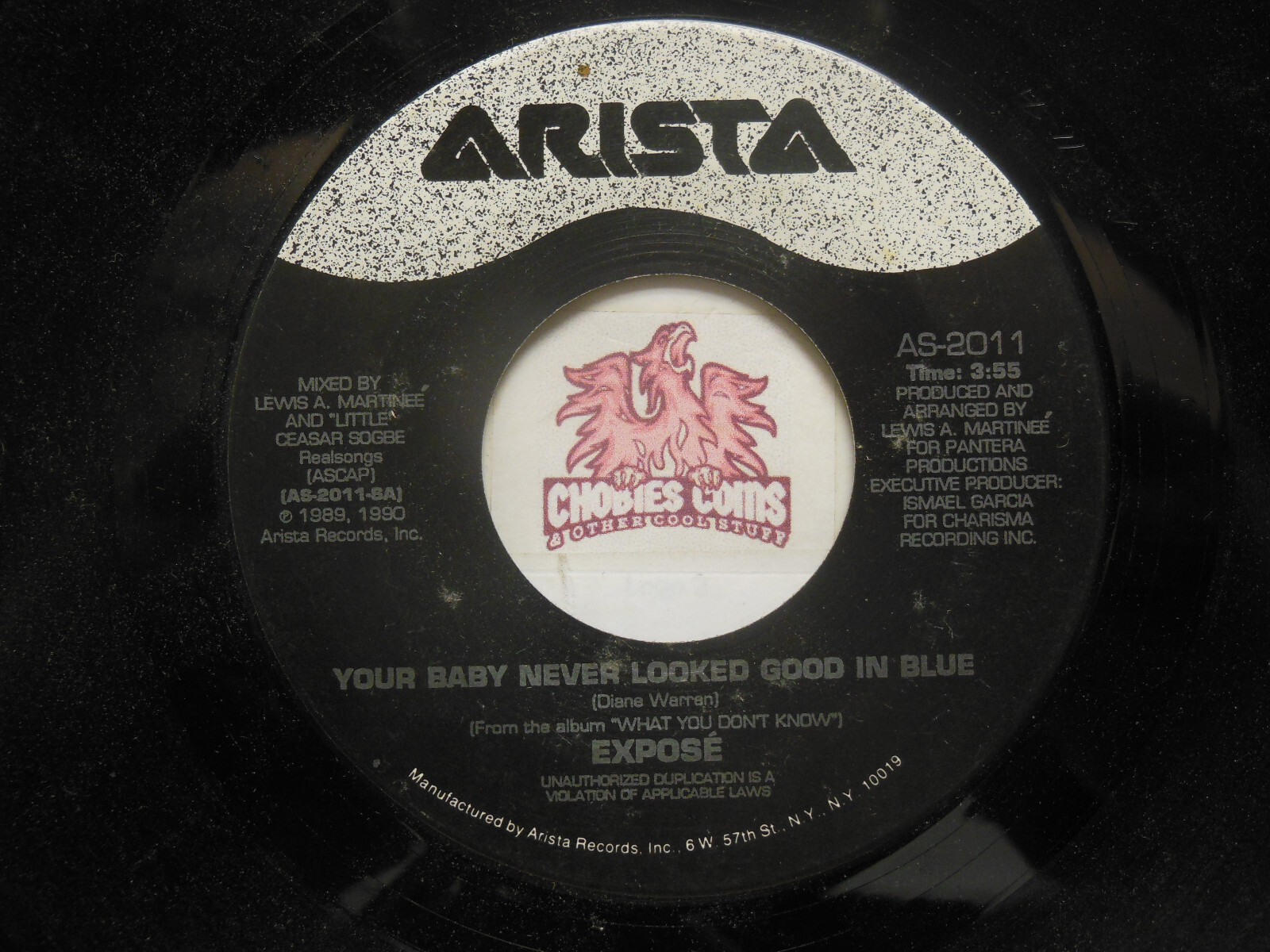 EXPOSE: Baby Never Looked Good In Blue / Now That I Found You, 45 RPM ...