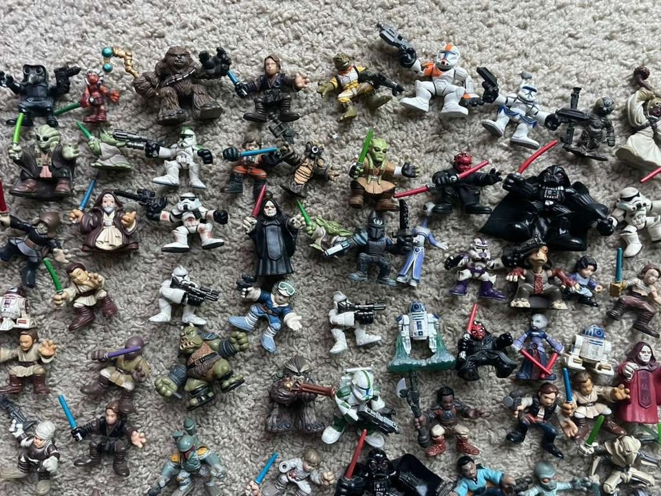 Hasbro Star Wars Galactic Heroes Lot Of 80 Mini Figures | eBay