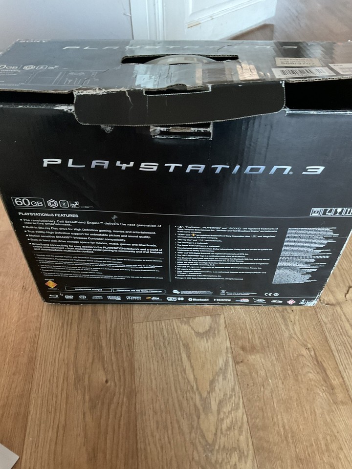 Empty Console Box - Sony Playstation 3 60GB with instructions | eBay UK
