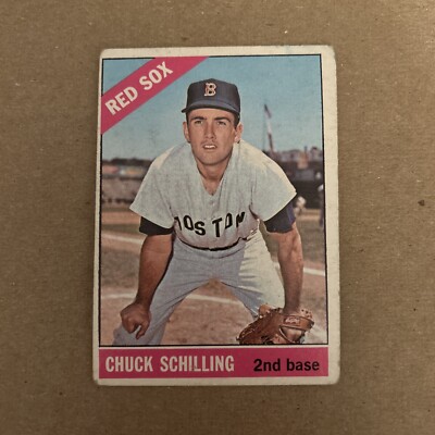 1966 Topps Baseball Chuck Schilling Boston Red Sox Card #6 | eBay